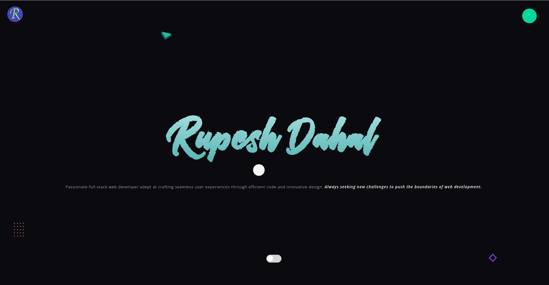 Rupesh Dahal | Web Developer/ Full Stack Developer